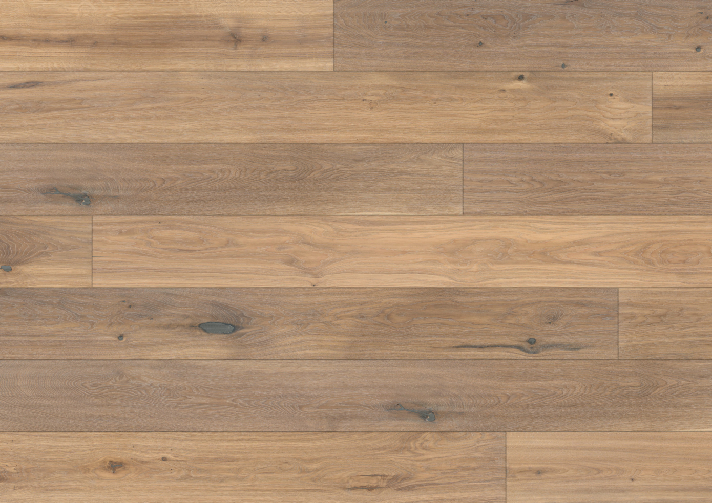 Naturaalparkett Tamm alpine light beige harjatud, õlitatud R05